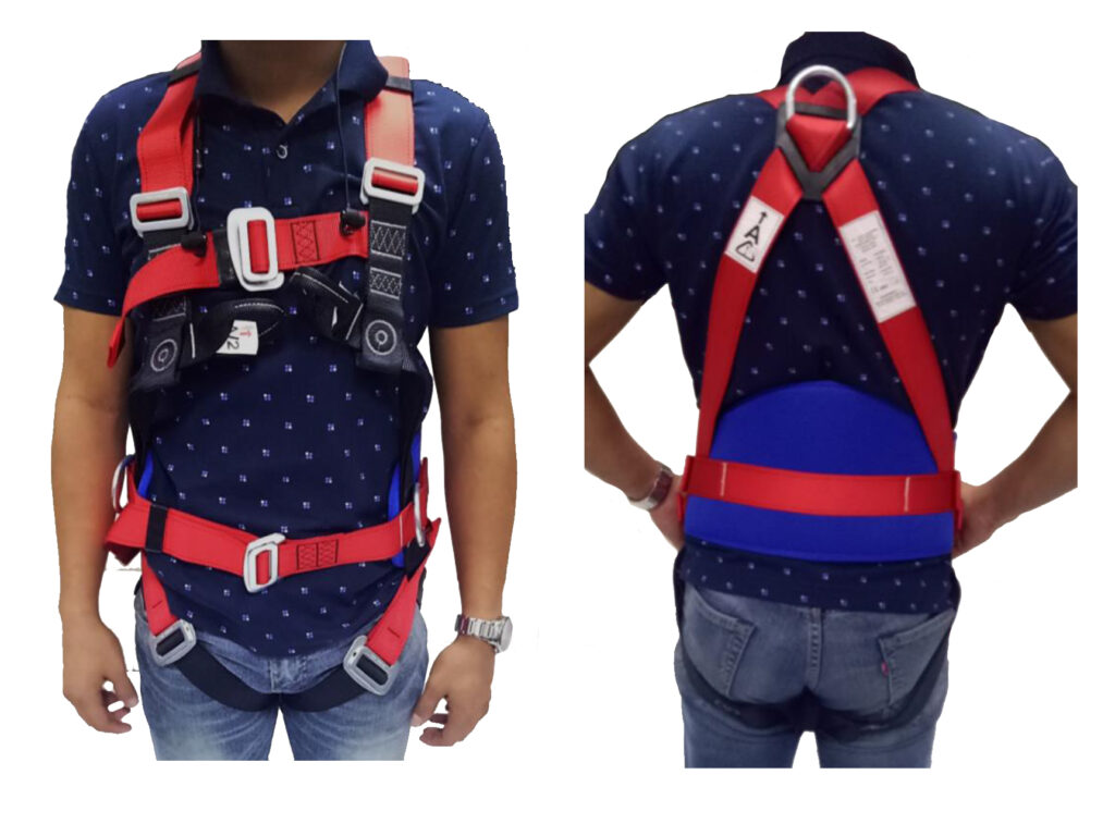 FULL BODY HARNESS WITH WORK POSITIONING BELT, VANGUARD 40601 – Top ...